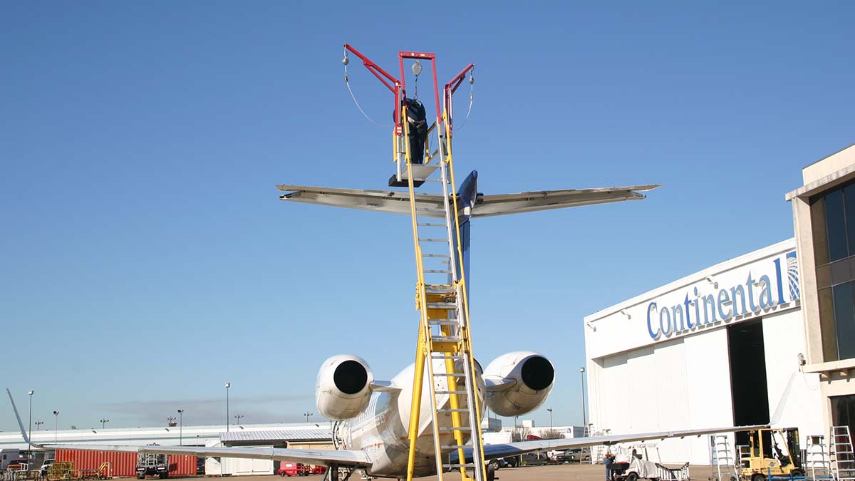 Freestanding Ladder System - Flexible Lifeline Systems