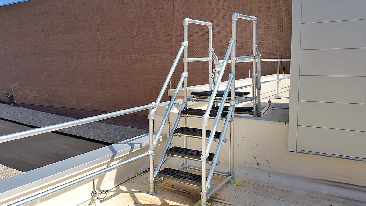 Rooftop Crossover Platforms - Flexible Lifeline Systems