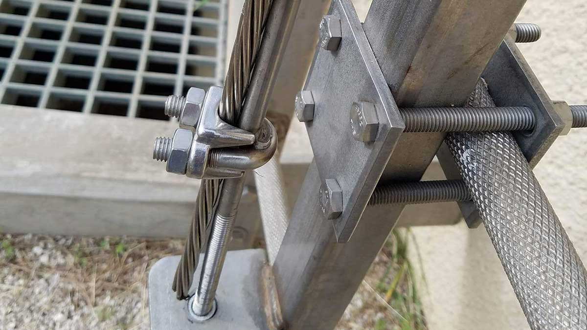 Vertical Lifelines & Ladder Davits - Flexible Lifeline Systems